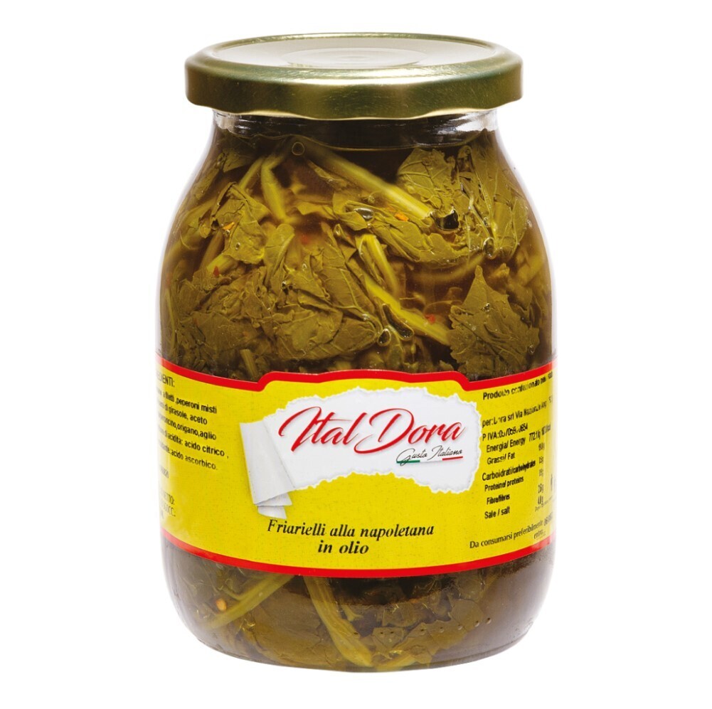 ITAL DORA FRIARIELLI ALLA NAPOLETANA IN SUNFLOWER OIL JAR - 1kg