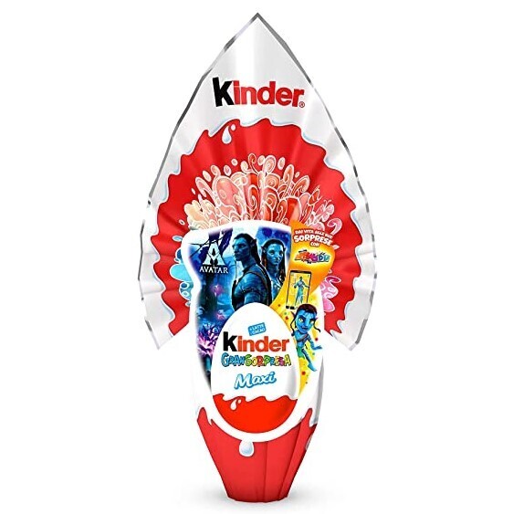 KINDER MAXI SUPRISE EASTER EGG "AVATAR" - 220gr