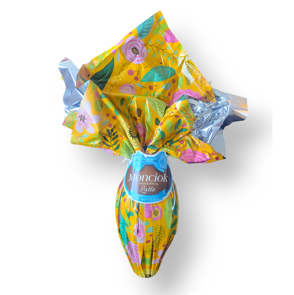 MONARDO LARGE MILK CHOCOLATE EASTER EGG (includes surprise gift) - 600gr
