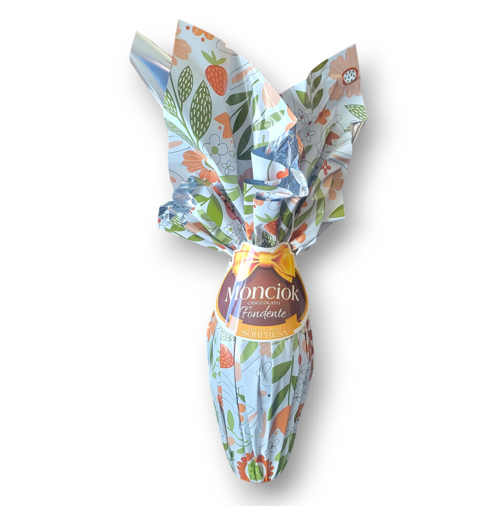 MONARDO DARK CHOCOLATE FONDENTE EASTER EGG (includes surprise gift) - 300gr