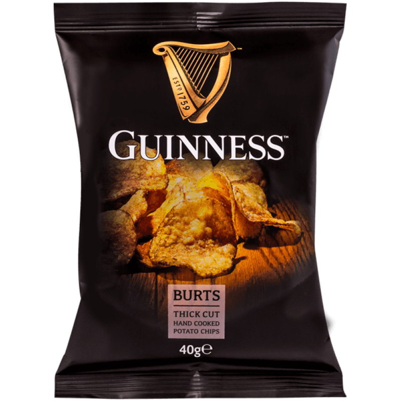 BURTS GUINNESS CRISPS - 20x40gr