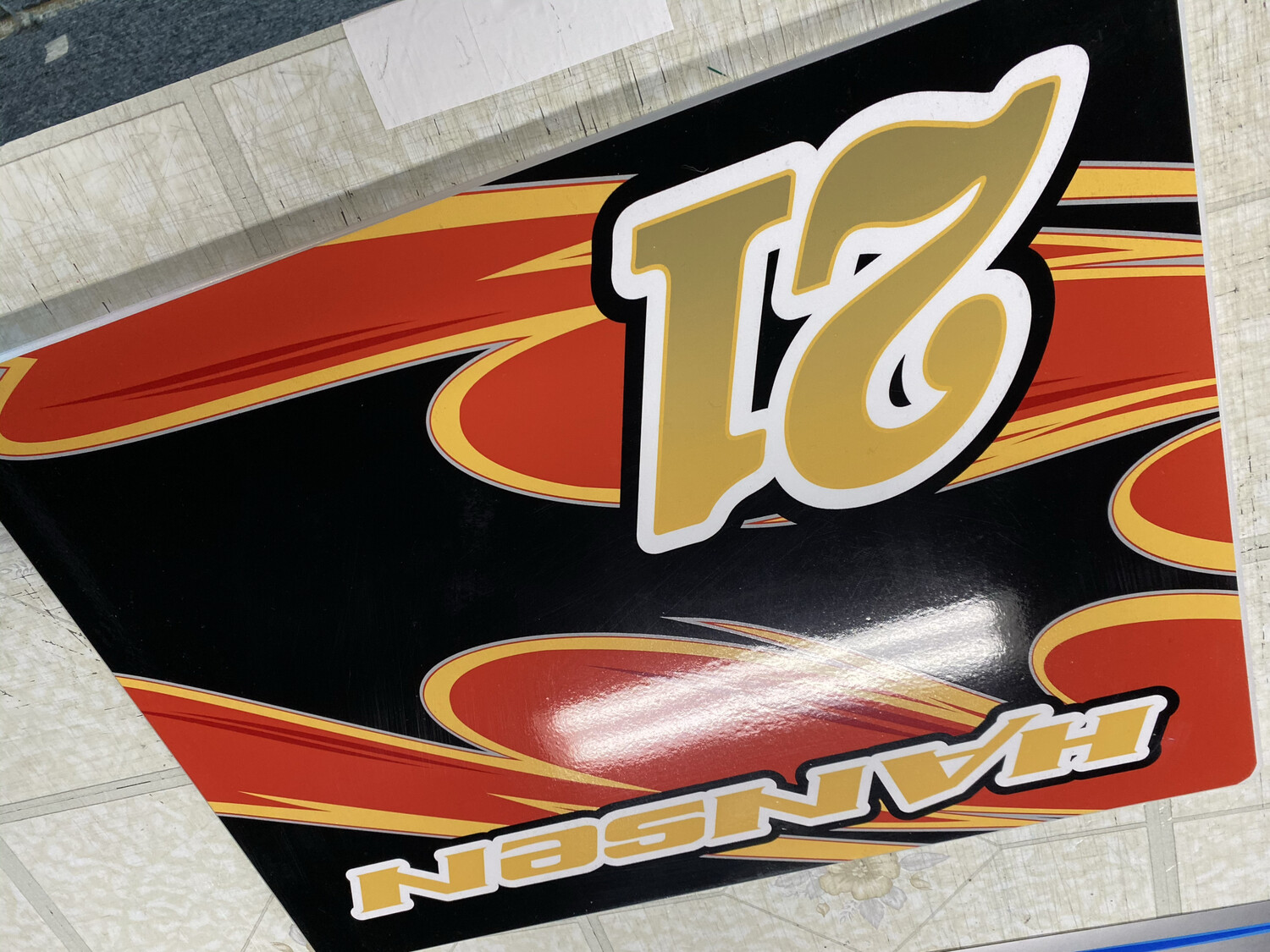Pit Boards | R/C Racer Signs With Spire Motorsports | Carpy's Print Co.
