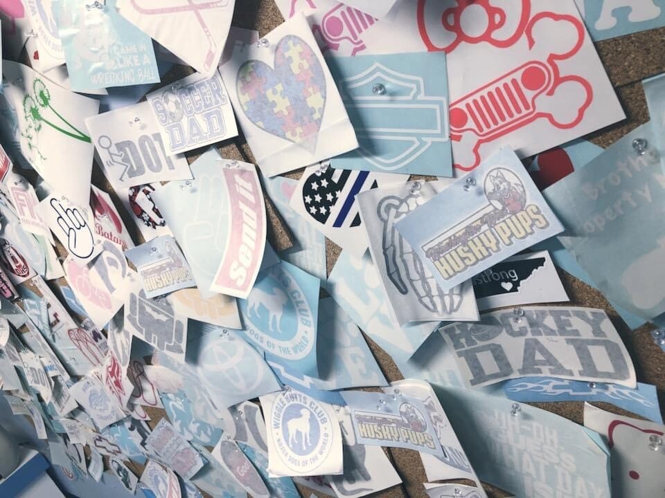 World Famous Sticker (Virtual) Wall | Store | Carpy's Print Co.