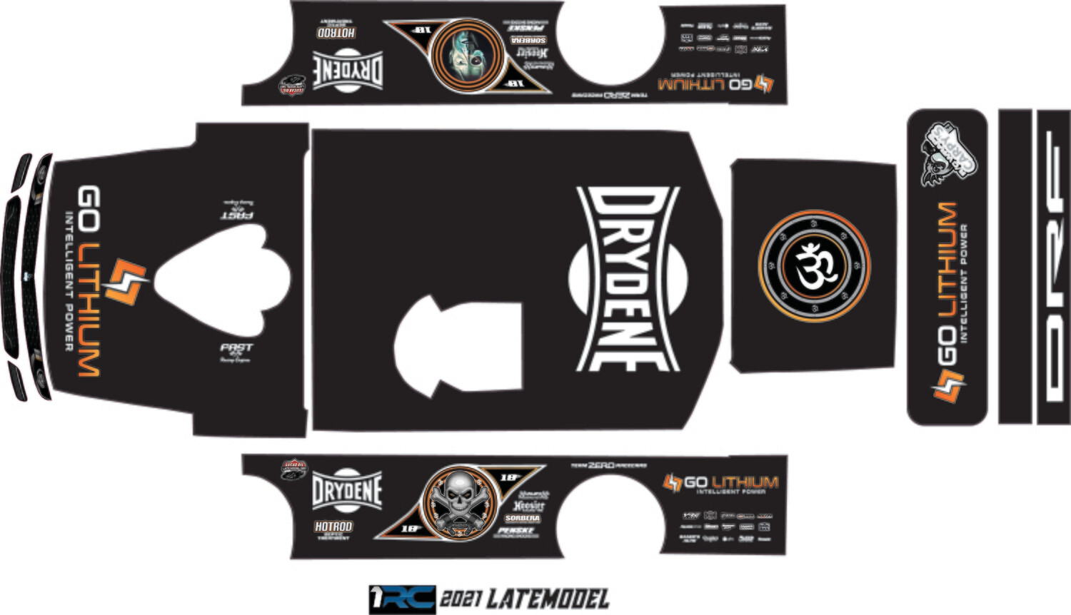 1RC Late Model | Go-Kart Graphics & Wraps | Carpy's Print Co.