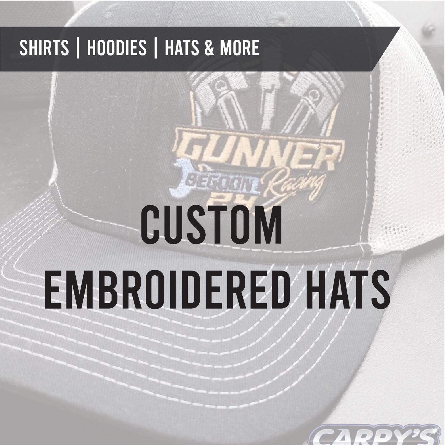 Custom Embroidered Hats | Store | Carpy's Print Co.