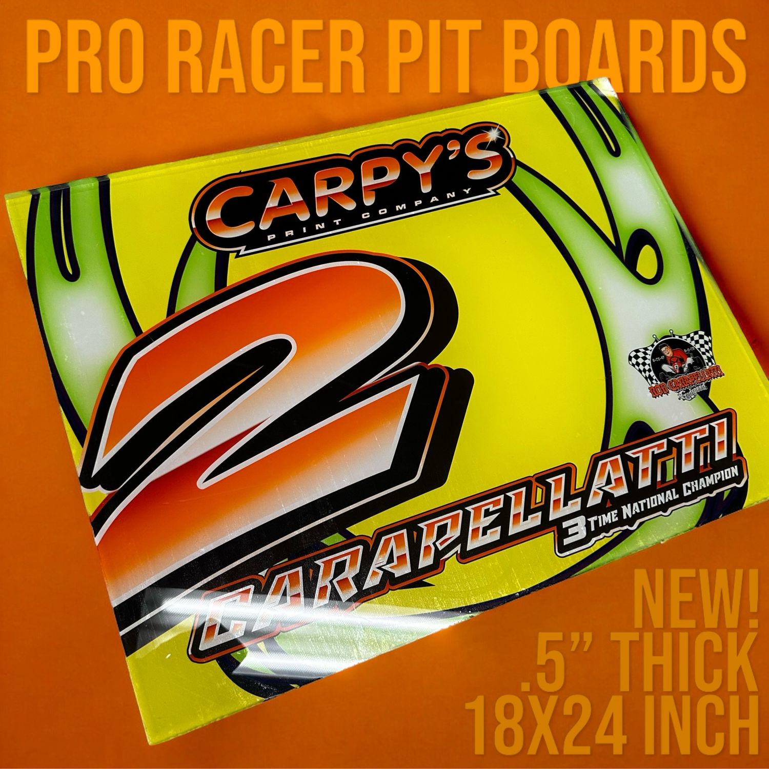 Acrylic Pit Boards (Wrapped From The Bottom) (Custom Designed to Order ...