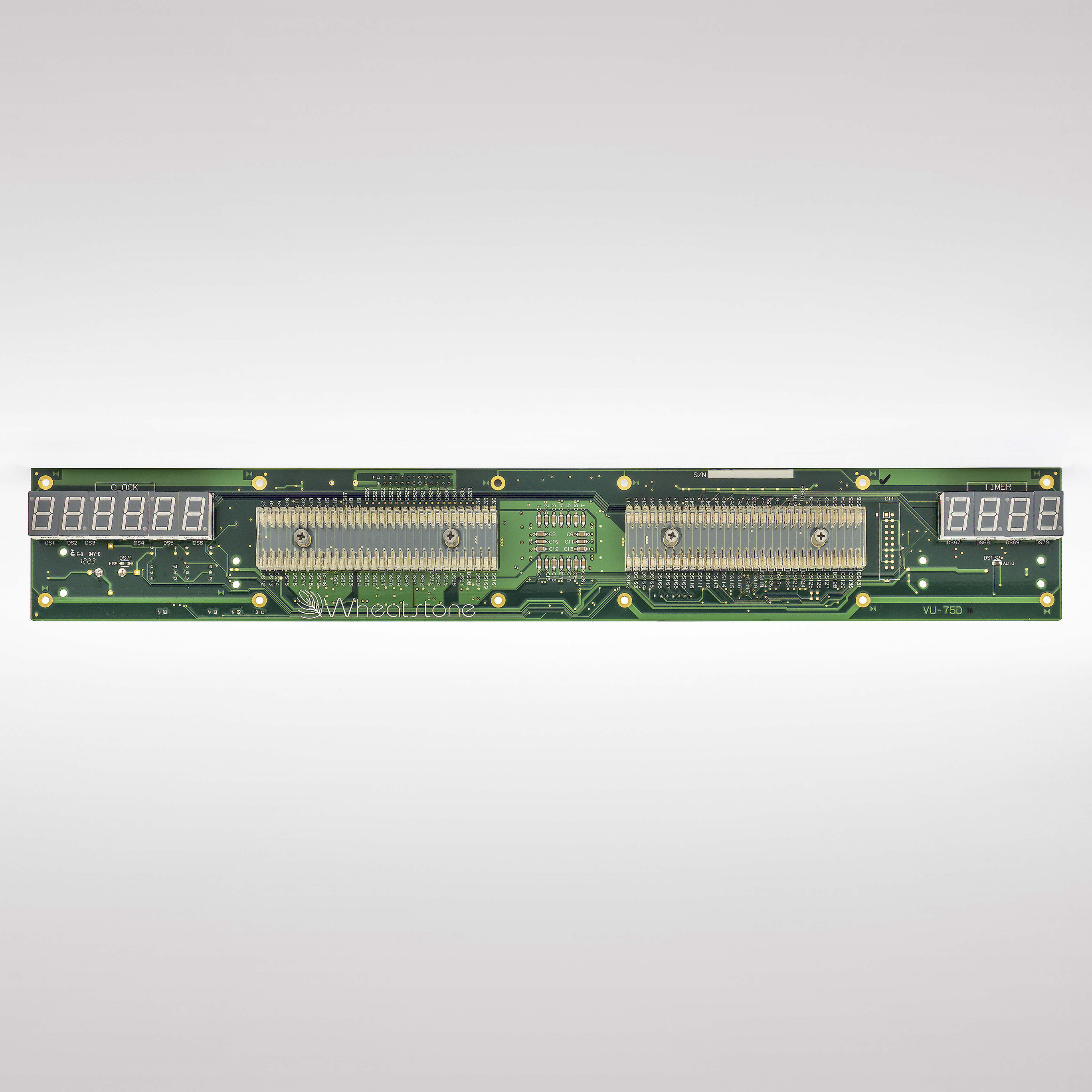 VU-75 Meter/Clock/Timer Loaded Card Assembly | Wheatstone Store