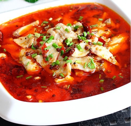 四川水煮鱼 (Sliced Fish with Szechuan Style )