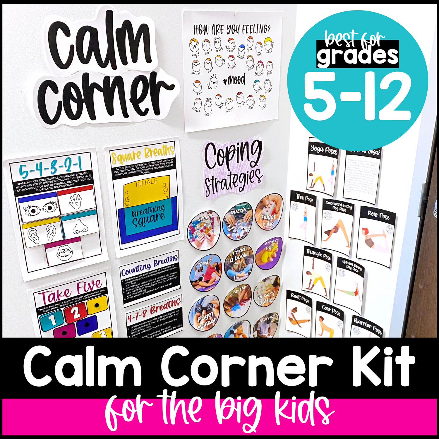 Calm Corner Kit for Middle & High School | Store - The Social Emotional ...