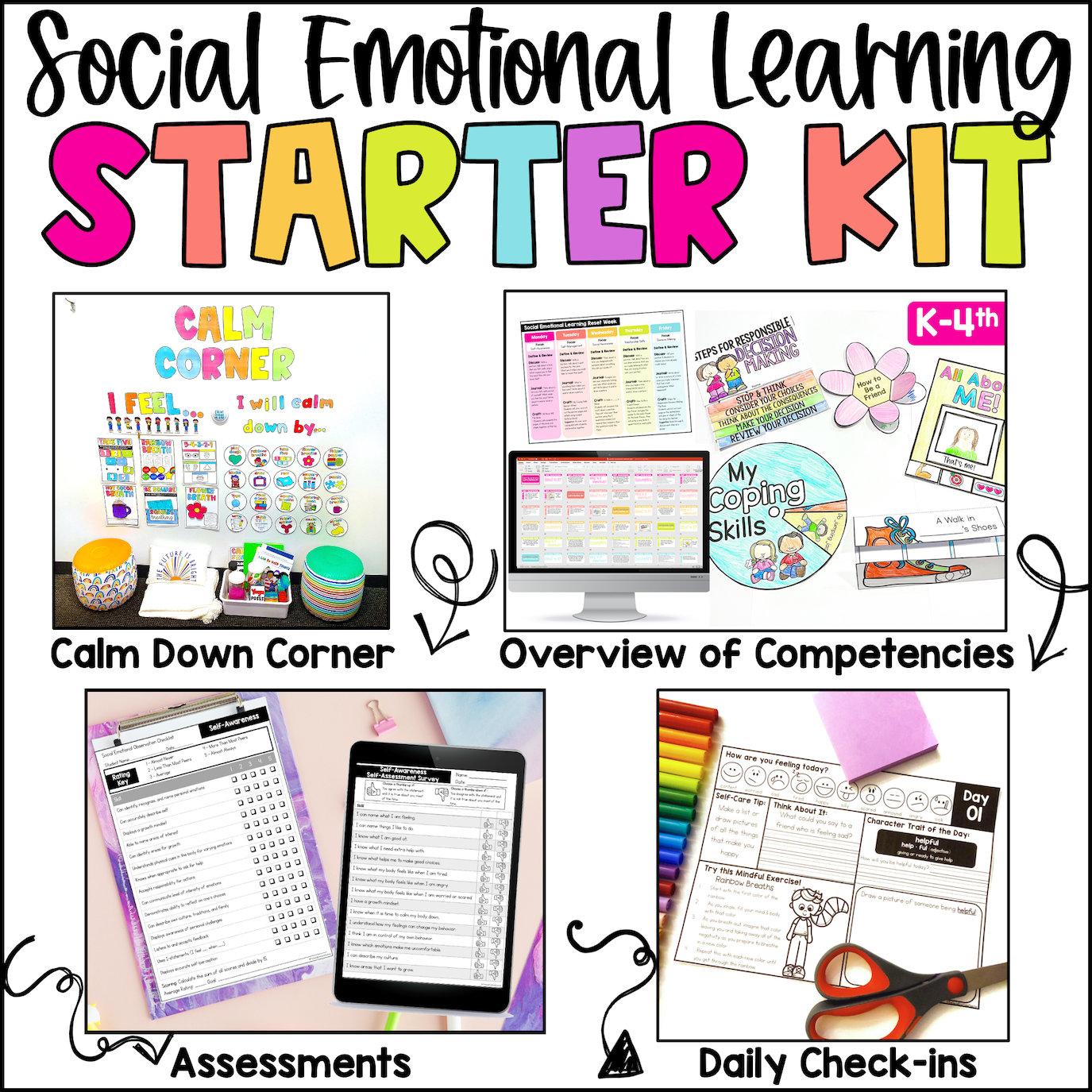 Social Emotional Learning Starter Kit Bundle | Store - The Social ...