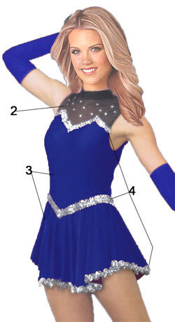 Green Majorette Dress