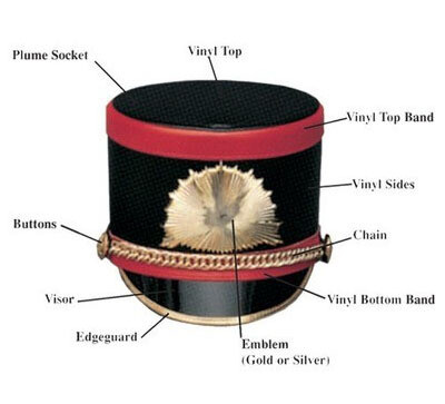 Marching Band Hat Plume Clip Art