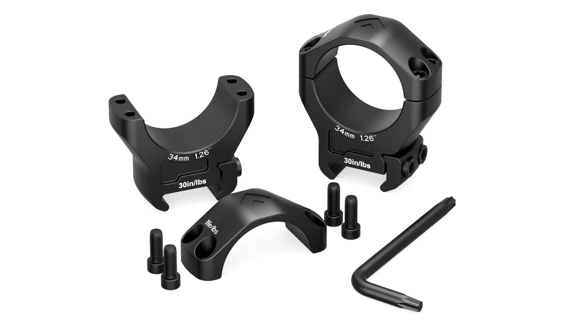 Arken Optics HALO Scope Rings 34mm – Low / Medium / High » Tenda Canada