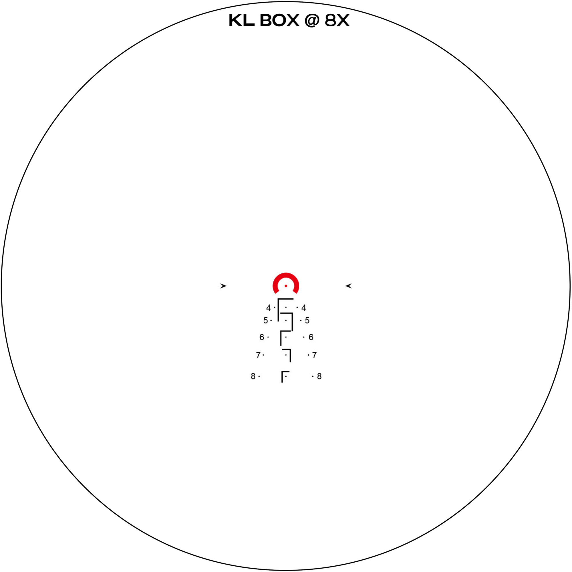 Arken Optics EP-8 1-8x28 LPVO FFP KLBOX Reticle – 34mm Tube Rifle Scope ...