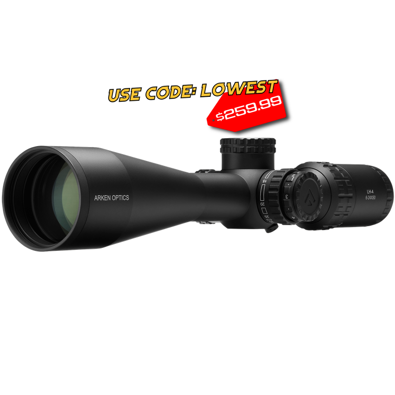 EPL-4 4-16X44 FFP Illuminated VHR - Zero Stop - 30mm Tube - Arken ...