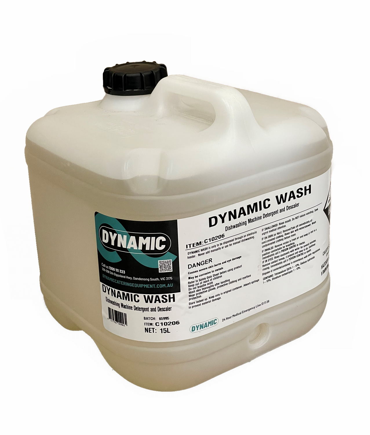Dynamic Dishwashing Machine Detergent and Descaler 15L - C10206