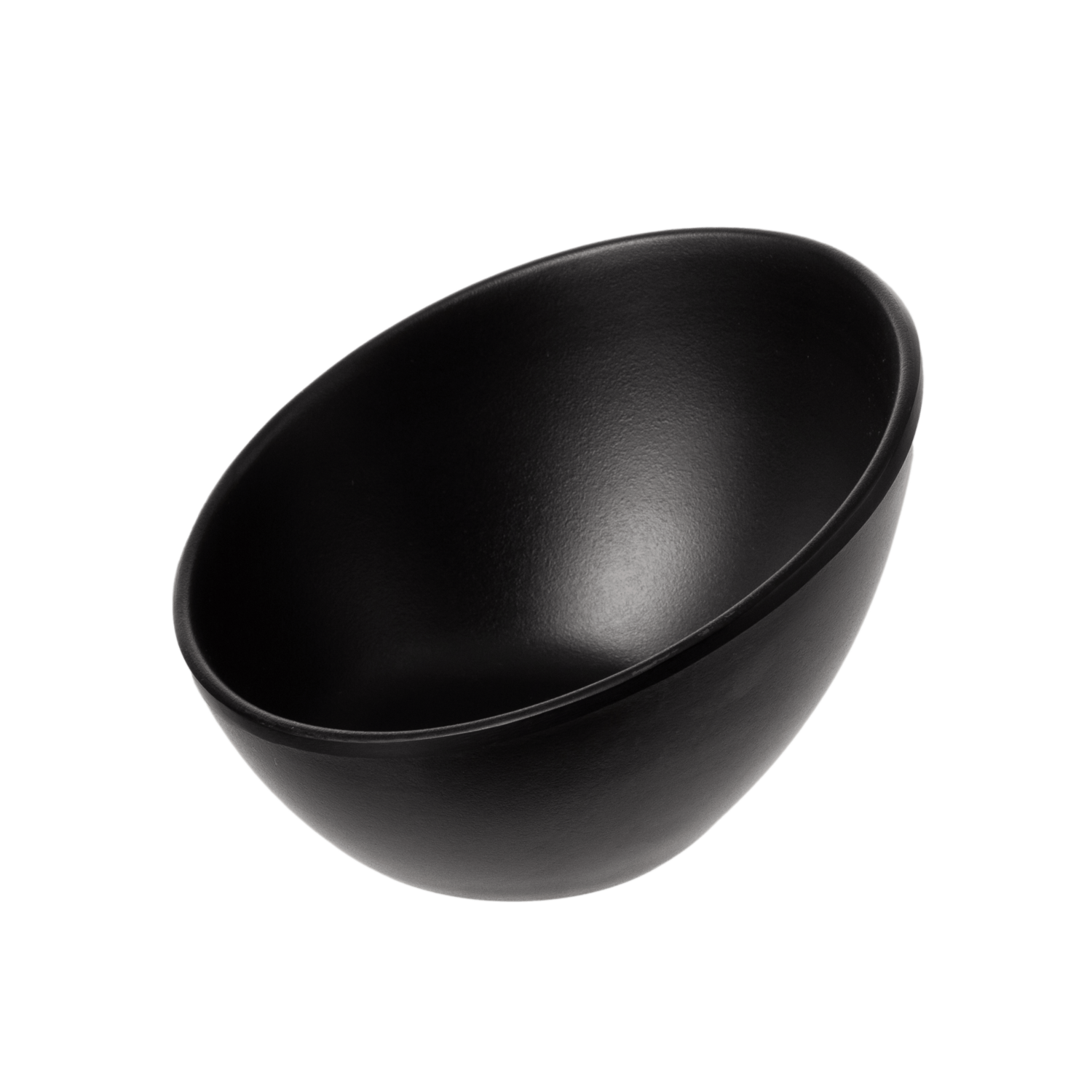 Inmiron Matte Bevel Bowl 13.5×12.5cm – BLACK