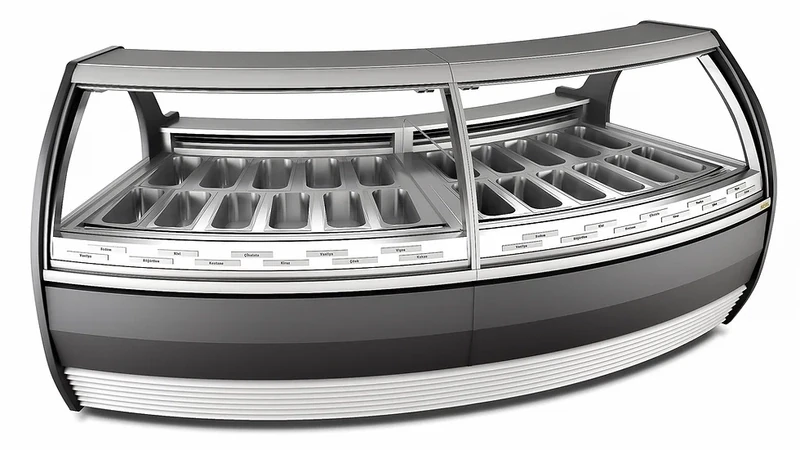 Sevel Karia Gelato and Pastry Display Unit