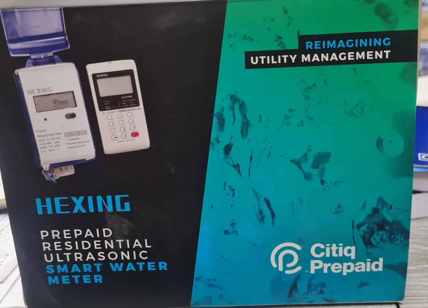 Citiq prepaid water meter