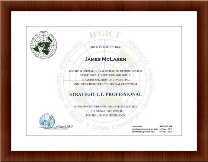 IFGICT Certifications: Global Standards in ICT and Green IT