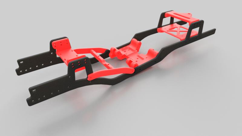 STL (DIY 3DP) - ToyZuki v1 SCX-10.2 Transmission Adaptation
