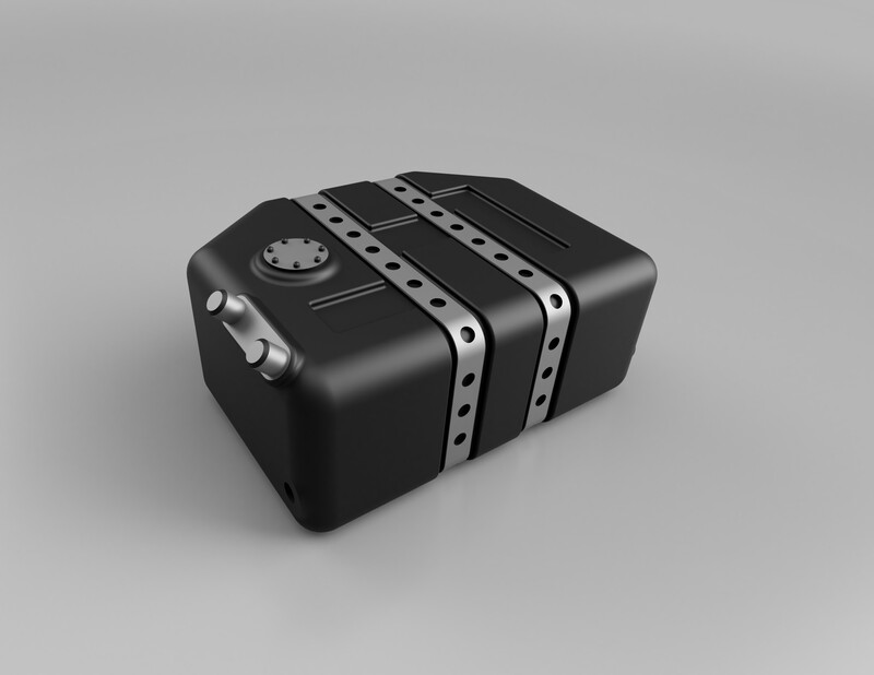 STL (DIY 3DP) - SCX10.3 Fuel Tank