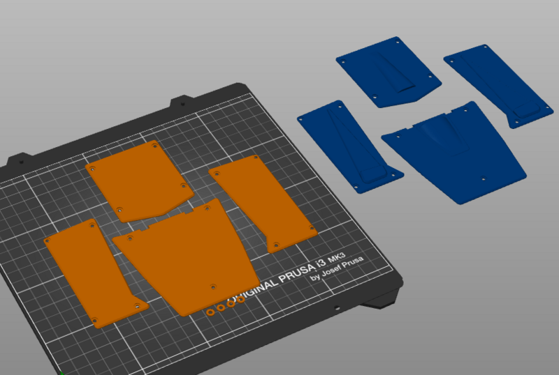 STL (DIY 3DP) - UTB18: Body Panel Set