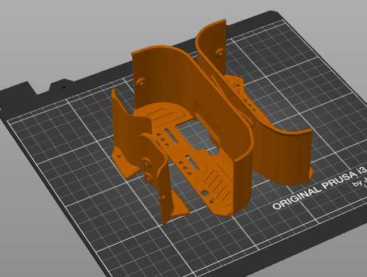STL (DIY 3DP) - Element Bushido Inner Fenders