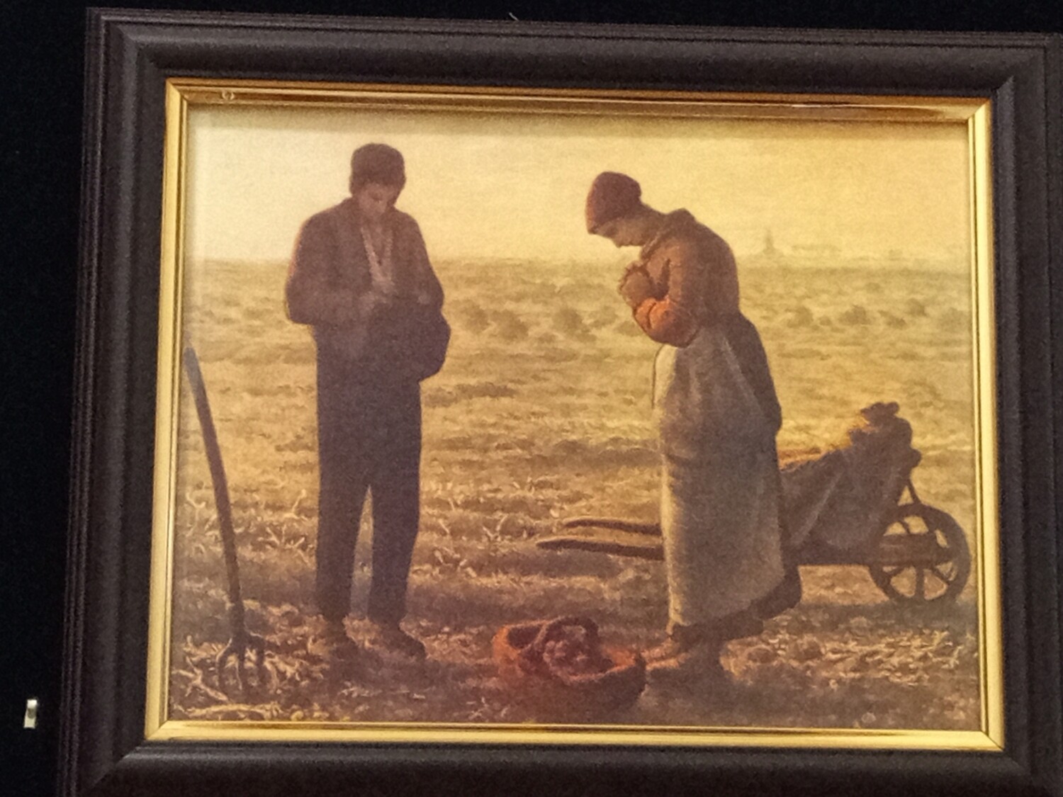 'Angelus' framed image