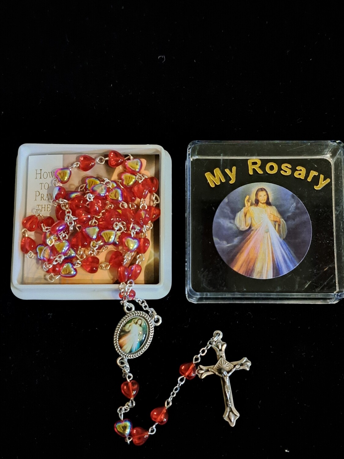 Divine Mercy Glass Rosary