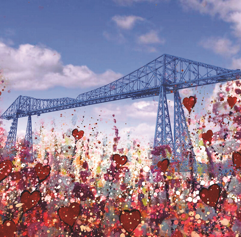 Transporter Bridge, Artwork, Paintings, Canvas Prints and Gifts