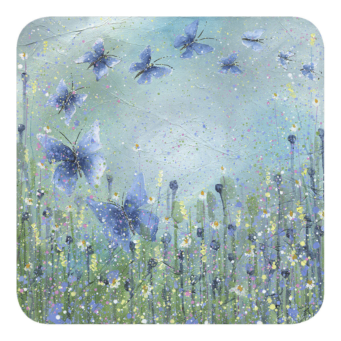 Buy online today Emily Ward Coasters featuring BUTTERFLIES