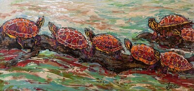 Jyotika Shroff, "Basking Turtles" | Shop