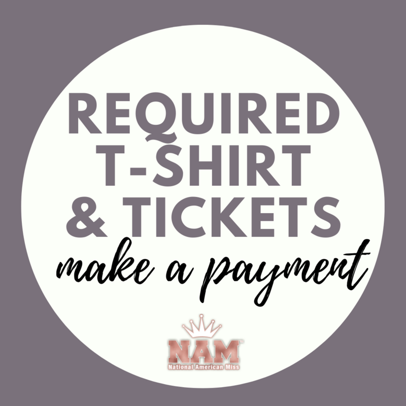 Make A Payment for the State Pageant