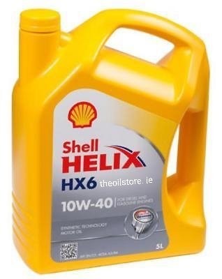 Shell Helix HX6 10w40 Engine Oil | The Oil Store Dublin