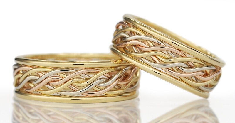 Five Strand Ring - HandWovenBands.com