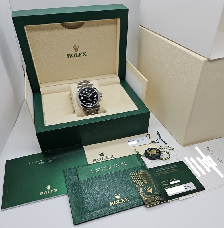 Rolex Airking 126900, 2023 Full Set, The Latest New Model, Original receipt