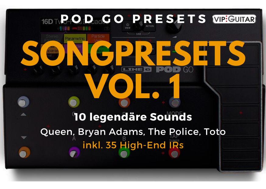 Line 6 POD Go Songpresets Vol.1