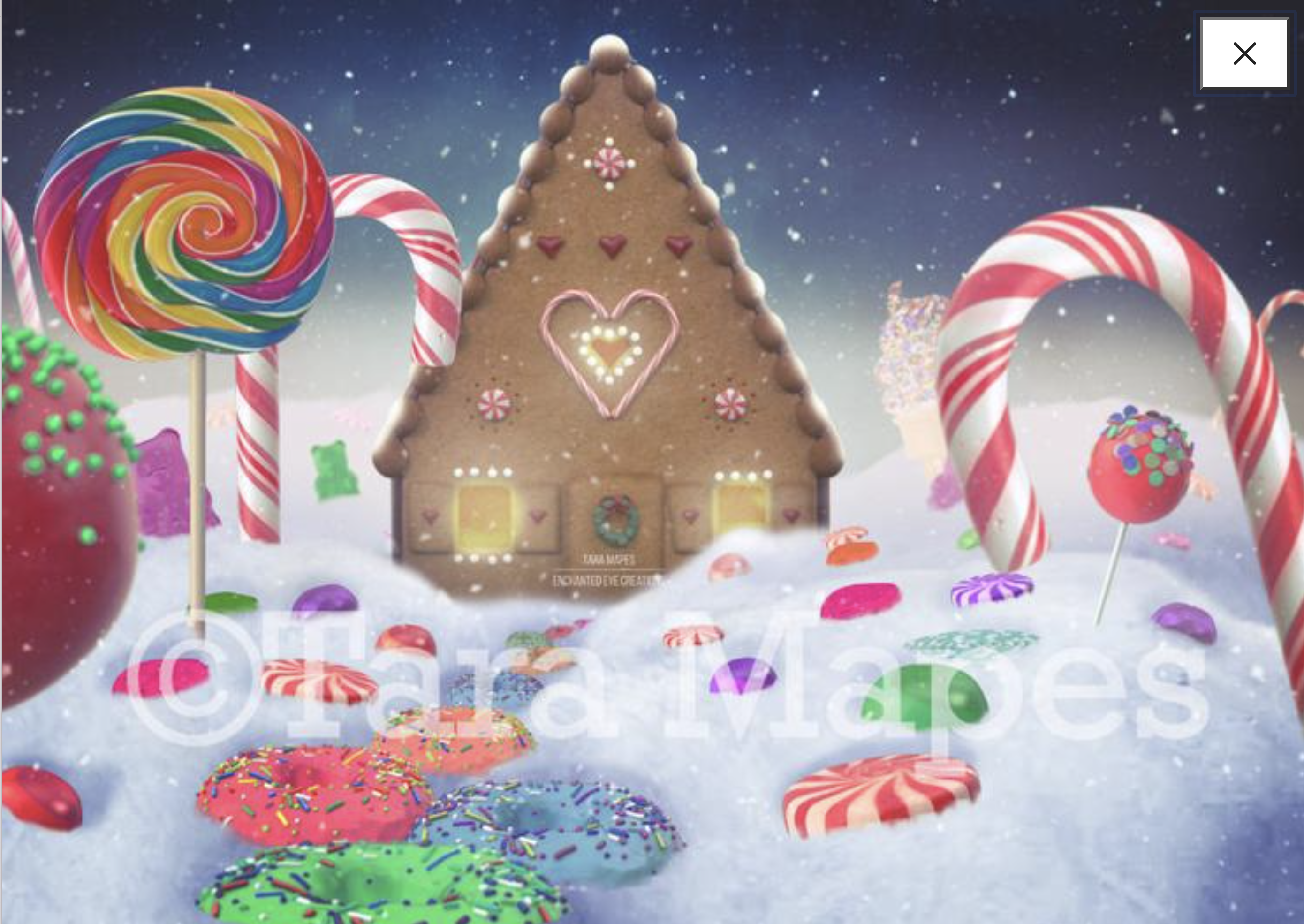 Candyland Gingerbread House