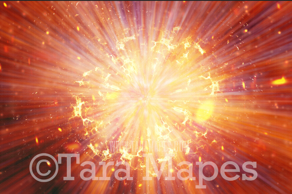 Superhero Explosion Digital Backdrop - Red Super Hero Explosion Scene ...