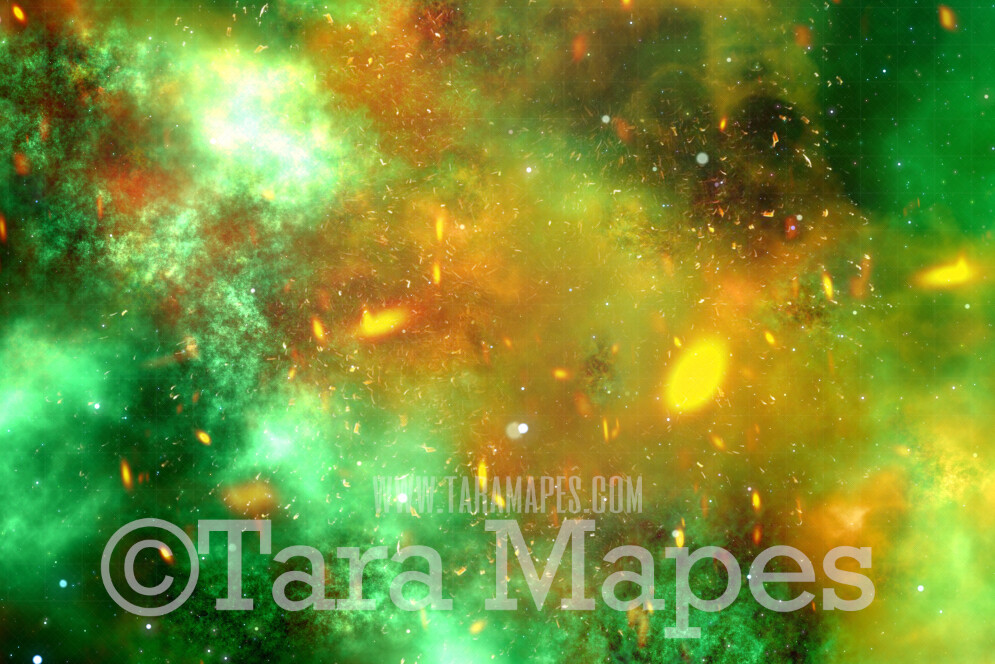 Superhero Explosion Digital Backdrop - Green Super Hero Explosion Scene ...