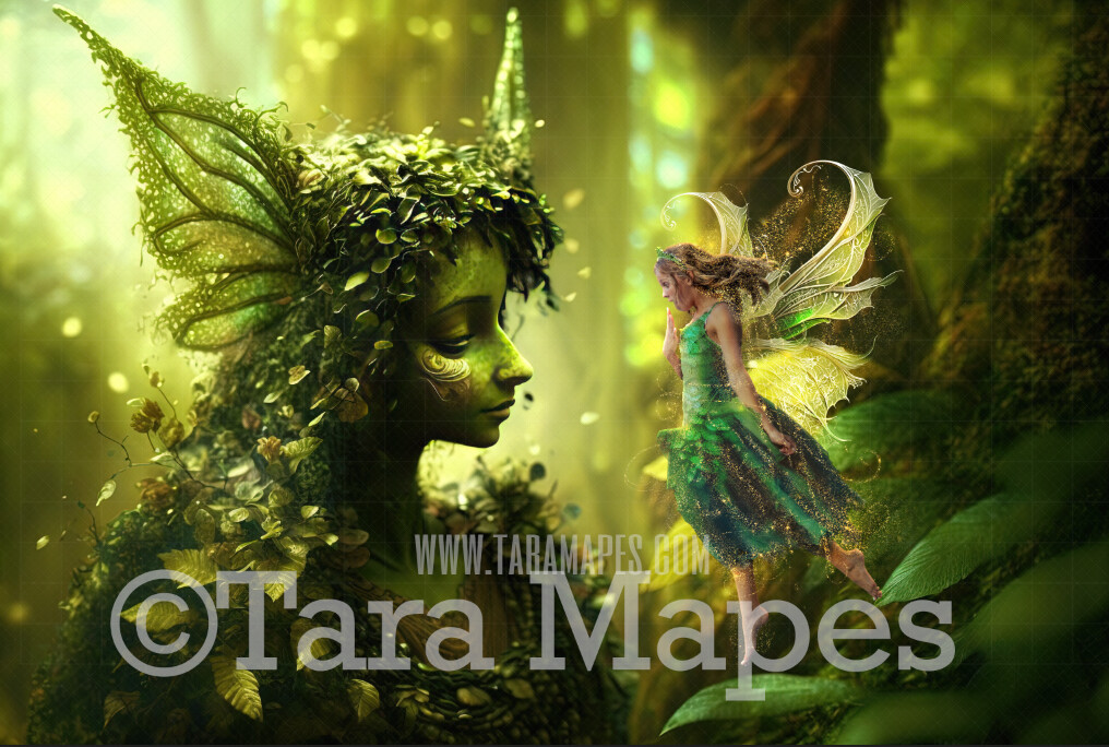 Forest Fairy Digital Background Fairy In Forest Forest Fairy Made