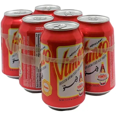 Vimto Sparkling Fruit Drink, 6X12 OZ