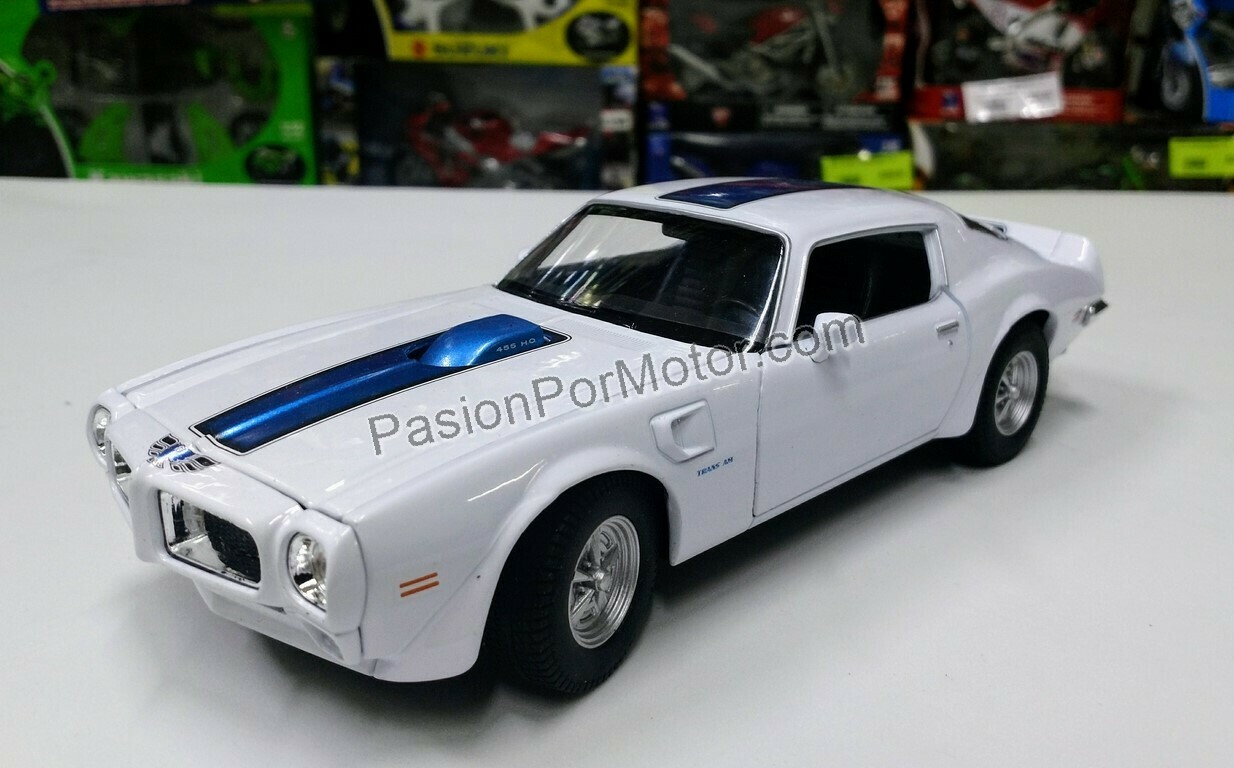 1:27 Pontiac Firebird Firebird 1972 Blanco Welly C Caja