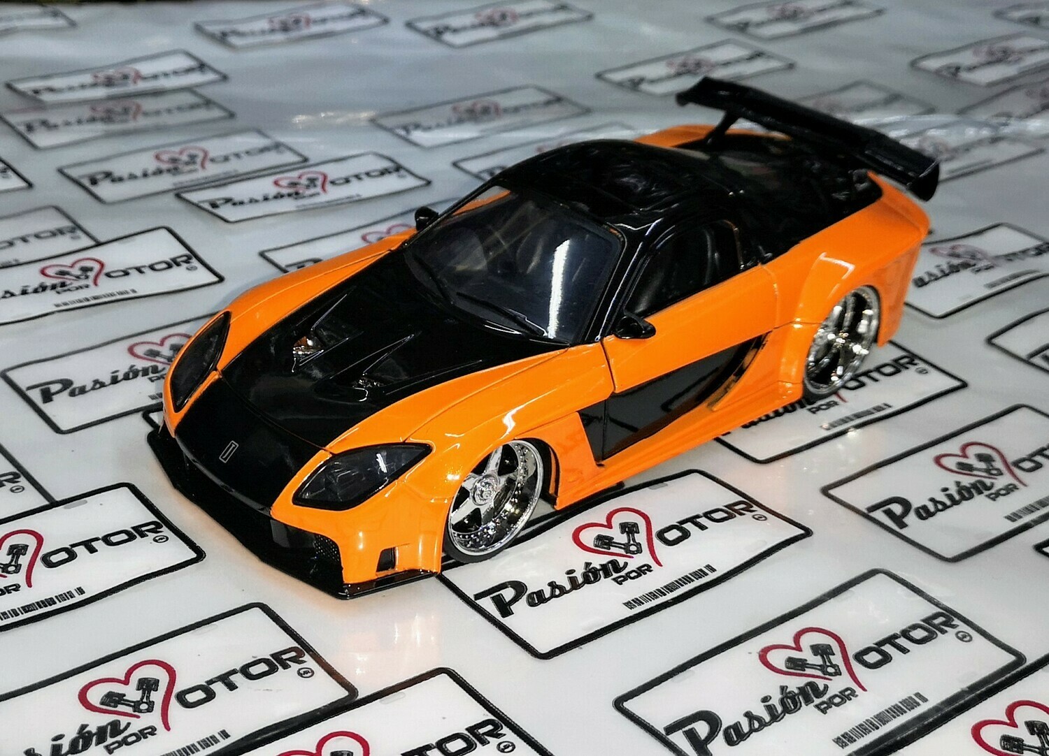 1:24 Mazda RX-7 Veilside 1995 Han's Rapido Y Furioso 3 Reto Tokio Jada Toys