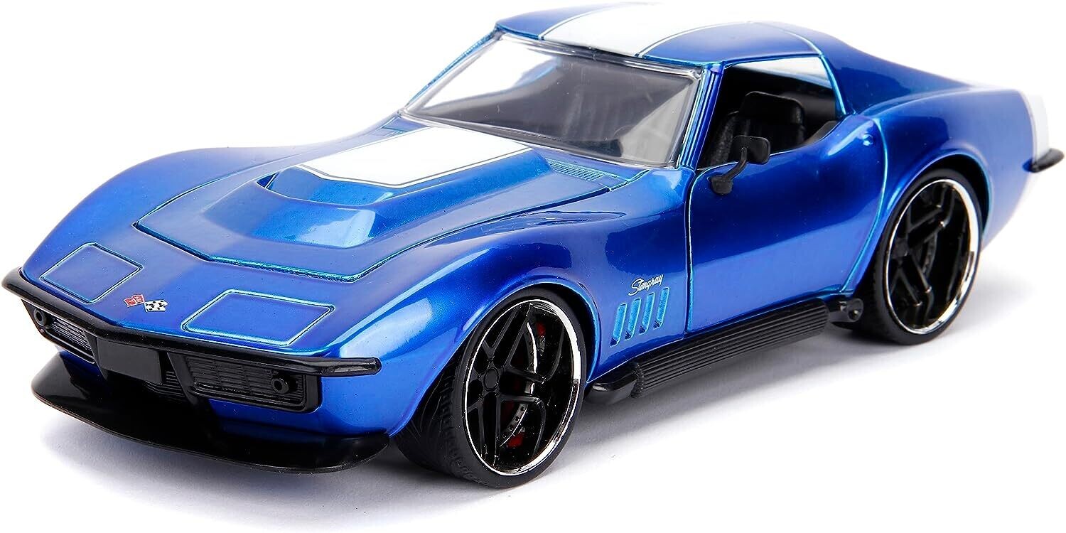1:24 Chevrolet Corvette Stingray ZL1 Coupe 1969 Custom Azul JADA TOYS ...