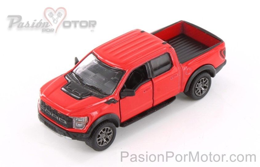 1:78 Ford F-150 Raptor Pick Up 2022 Rojo KINSMART En Display a Granel