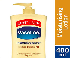 Vaseline Intensive Care Deep Restore (Yellow) Body Lotion - 400ml (435)