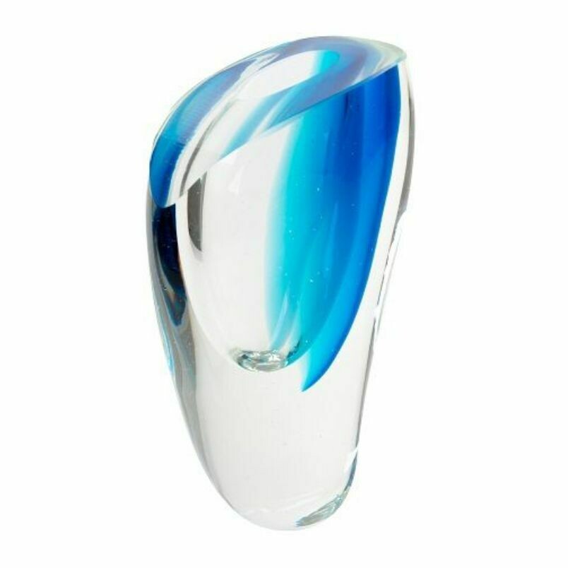 Coloured Glass Victory Vase By Zibo