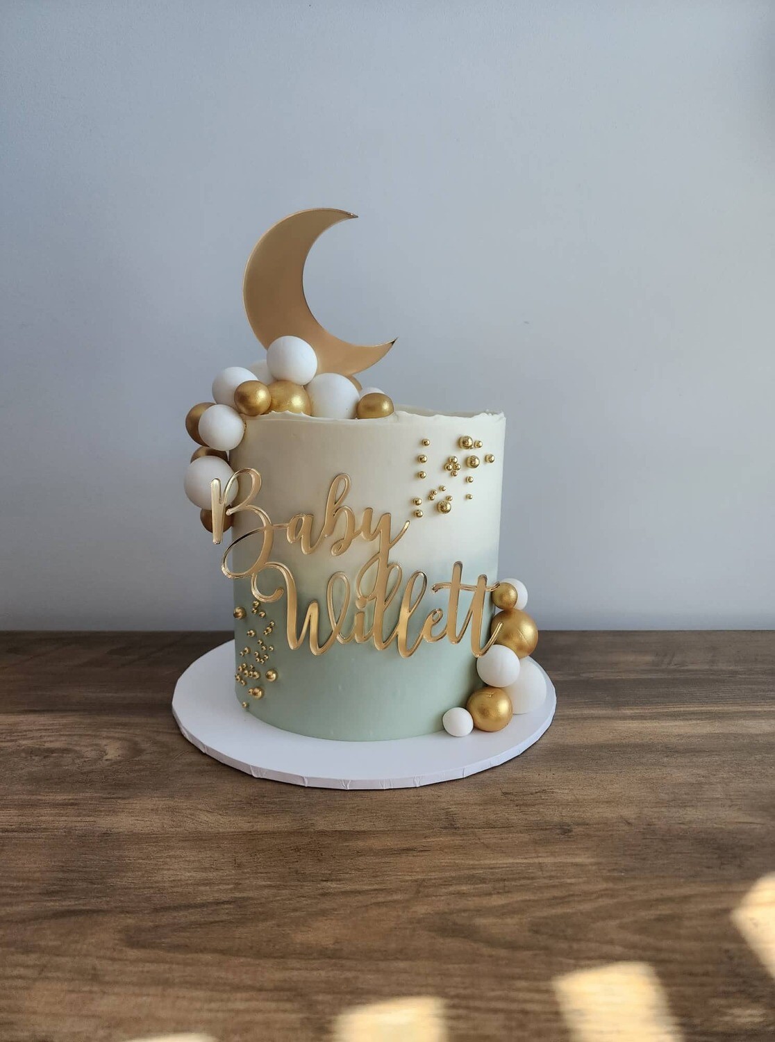 Birth Cake Topper Design 59